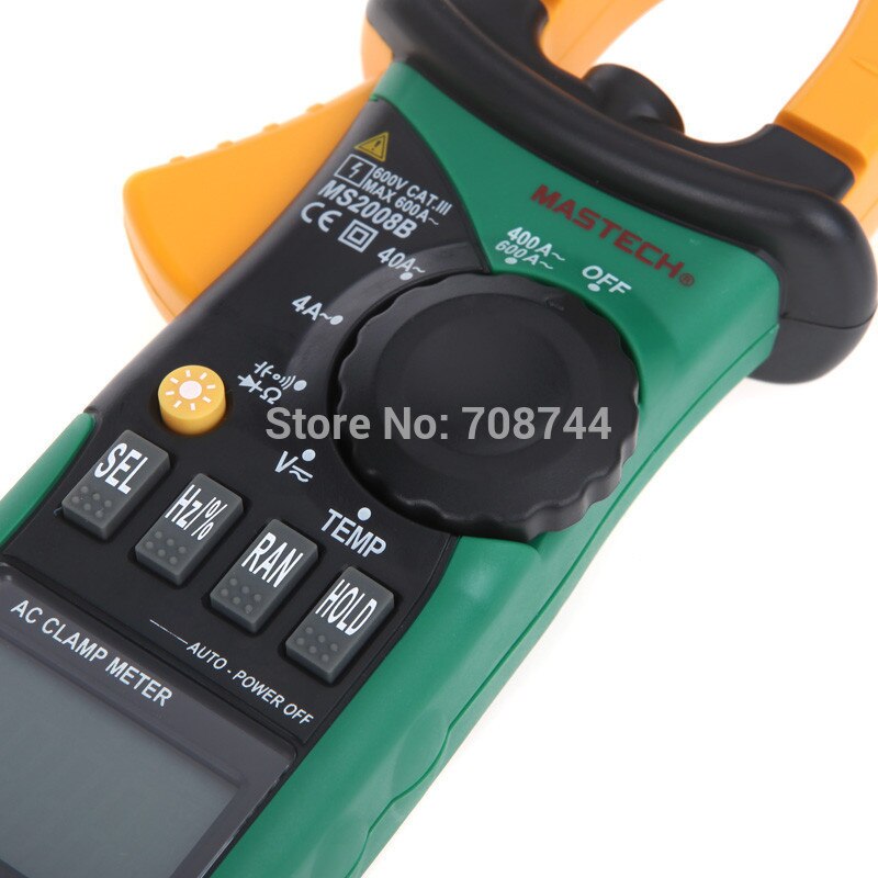MASTECH MS2008B Digtal Clamp Meter DC/AC Volt Stro... – Vicedeal