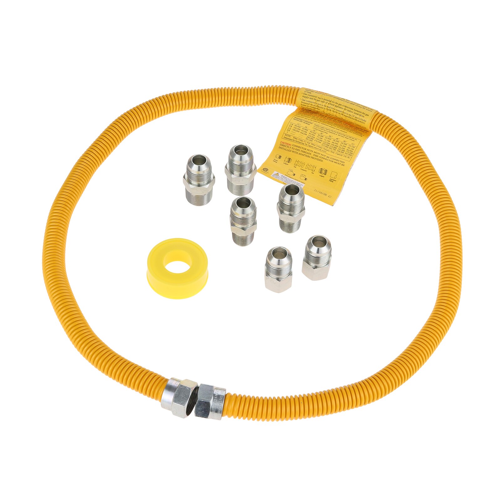 48Inch Safety-Shield Gas Appliance Flexible Stainl... – Vicedeal