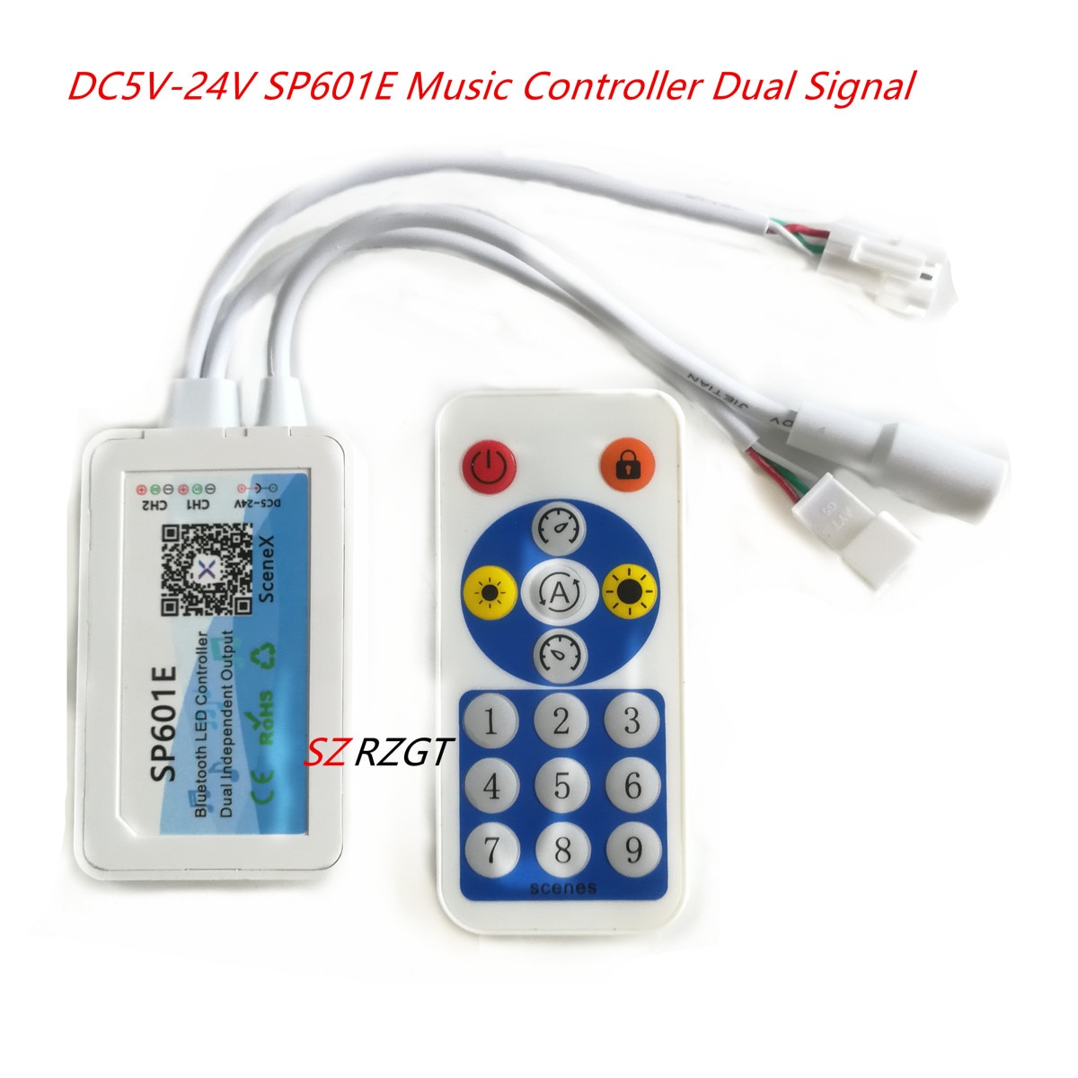 SP601E WS2812B WS2811 Muziek Controller Ingebouwde... – Vicedeal