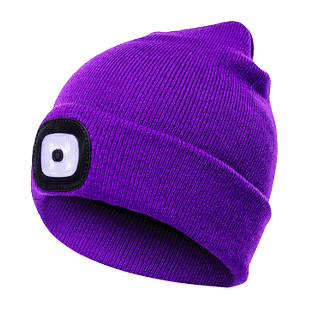 LED Flash Gebreide Cap Winddicht Coldproof Warme M... – Grandado