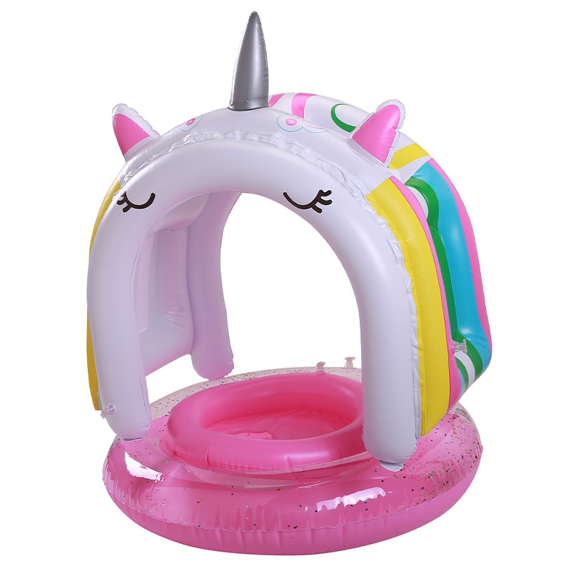 cute baby unicorn Inflatable Ring Children floatin... – Grandado