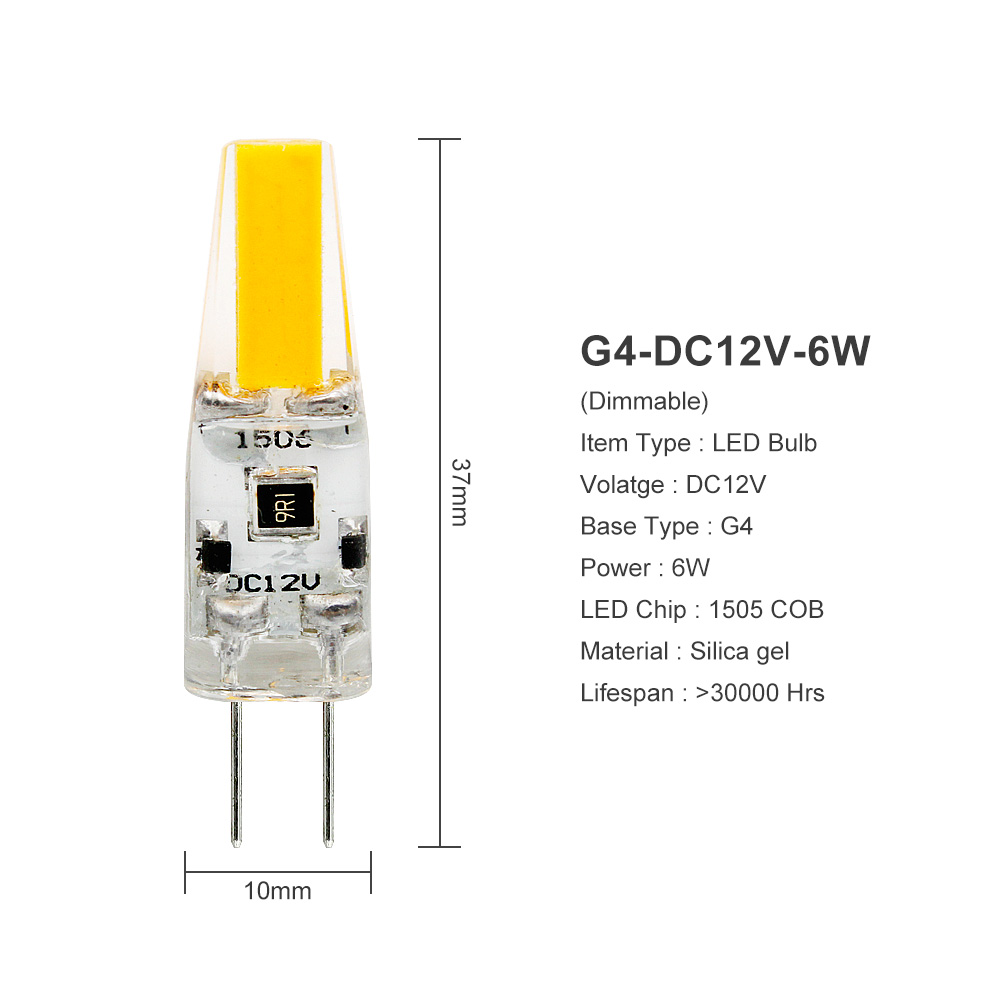 Dimmable LED G4 G9 E14 Light Bulb 2W 3W AC/DC 12V ... – Grandado
