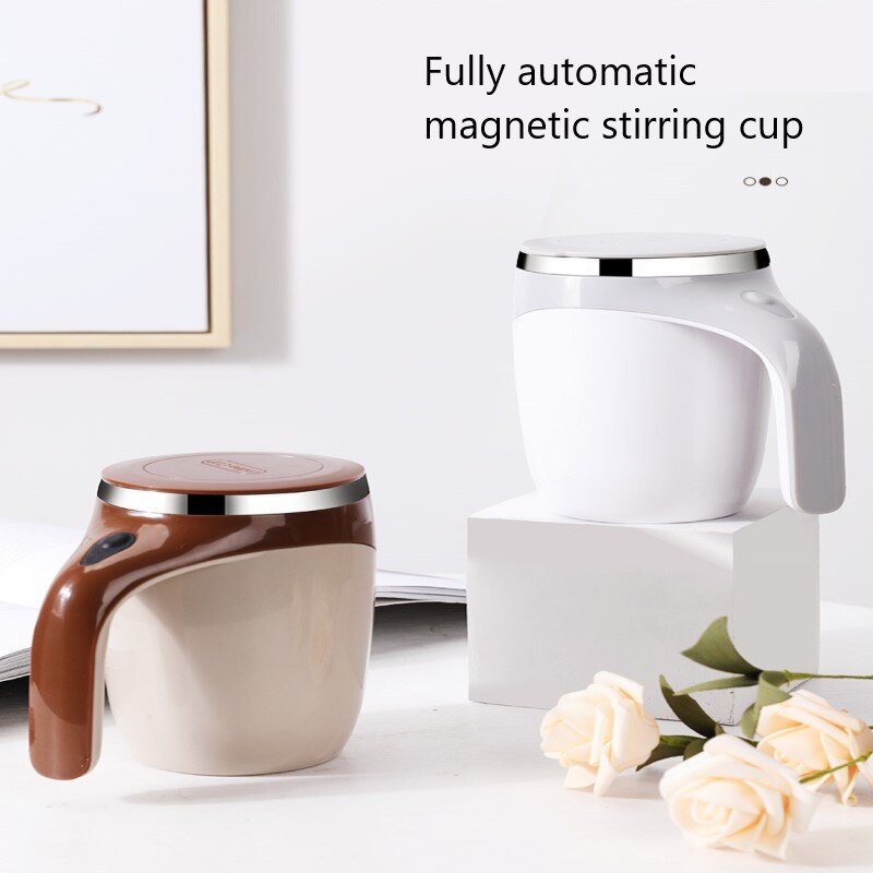 380ml Coffee Mugs Milk Mixing Smart Cup Automatic ... – Vicedeal