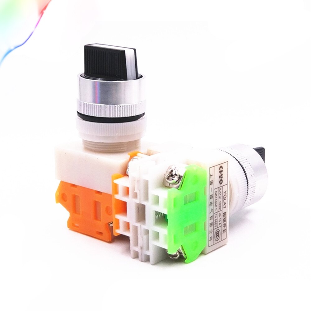 22mm LA37-11X3 self-Momentary Selector Switch 1NO+... – Grandado