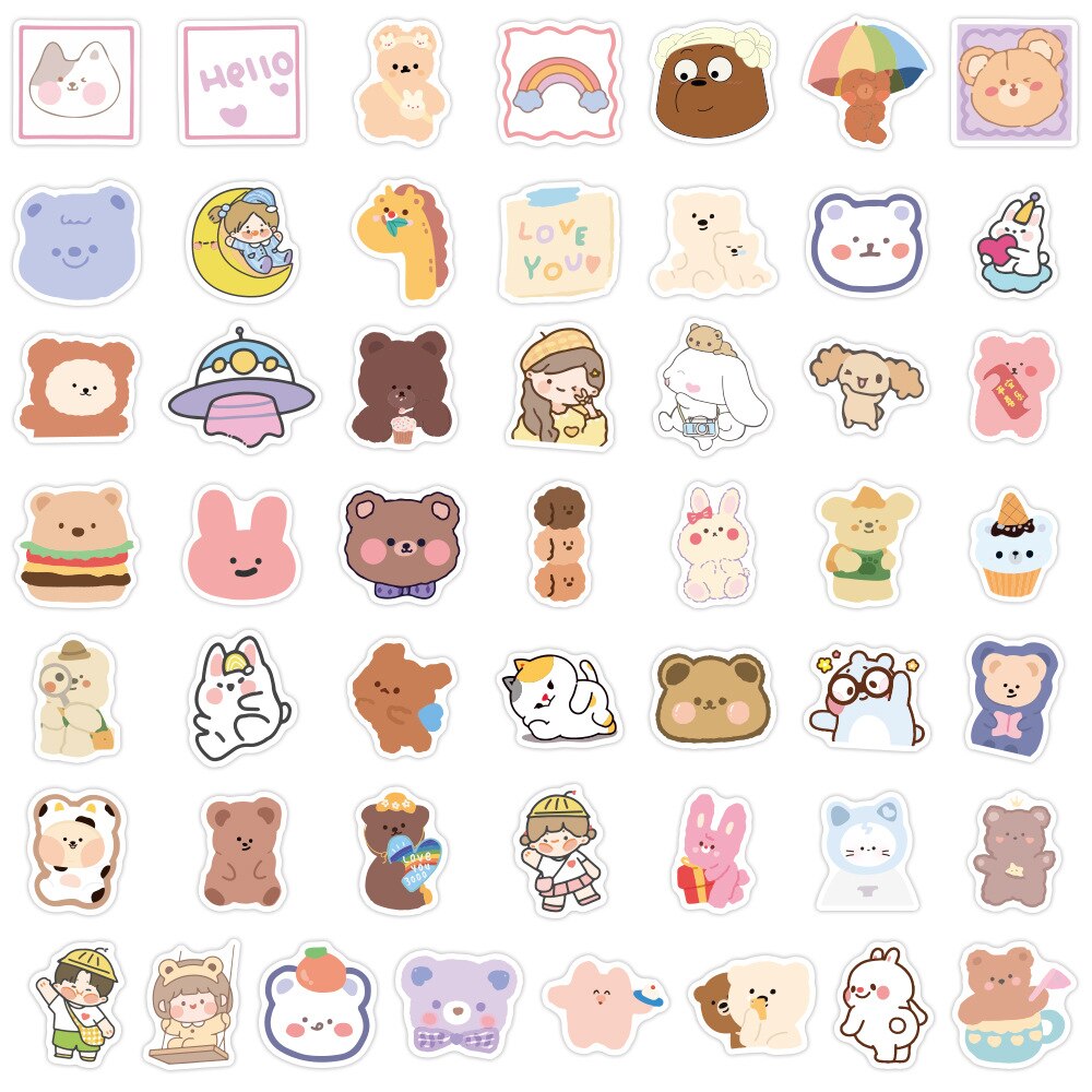 300 Pcs Leuke Stickers Animal Water Fles Stickers ... – Vicedeal