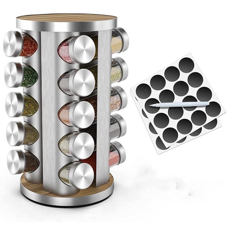 Rotating Spice Rack,Spice Rack Organizer for Cabin... – Grandado