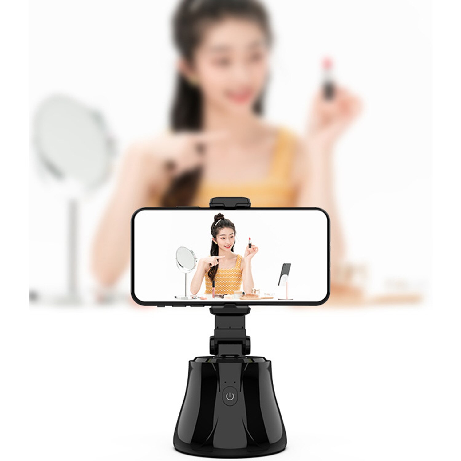 360-Degree Rotation Smart Gimbal with Phone Clip H... – Vicedeal