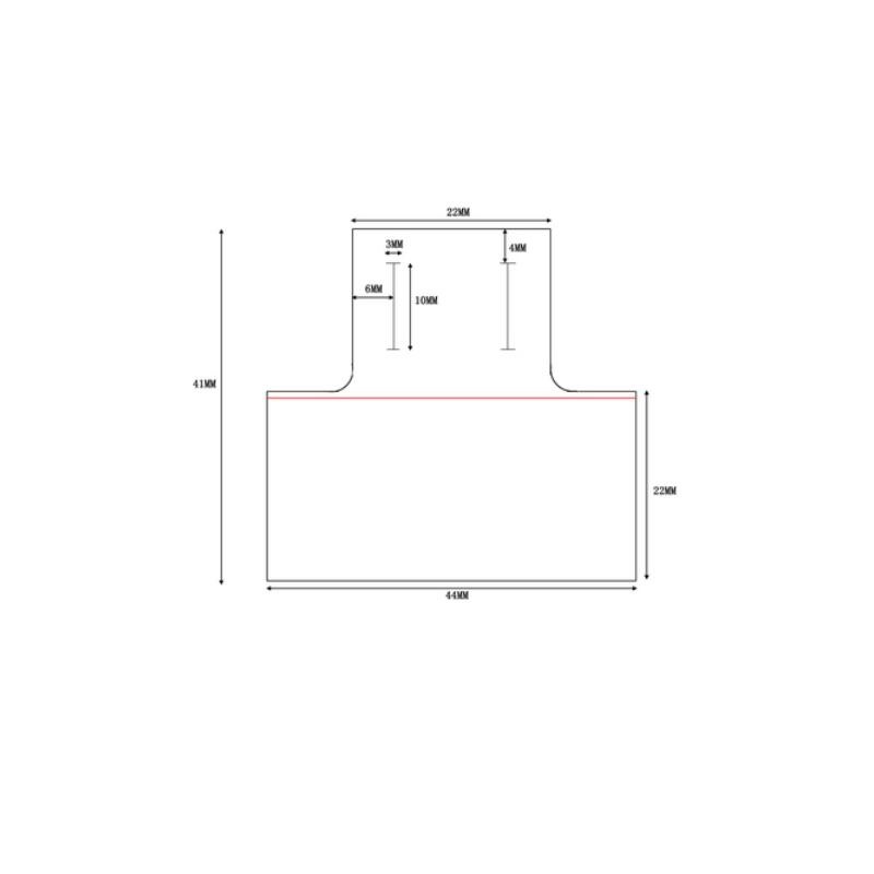 100pcs Optical Tag Clear Plastic Sleeve Slip-on Ey... – Grandado