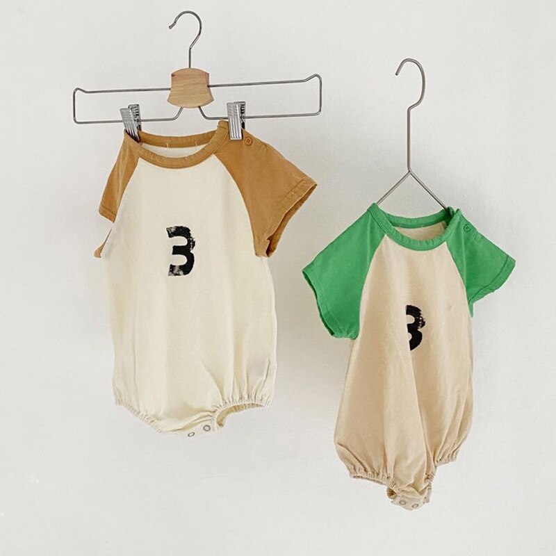 MILANCEL Korean baby clothes cute number pattern n... – Grandado