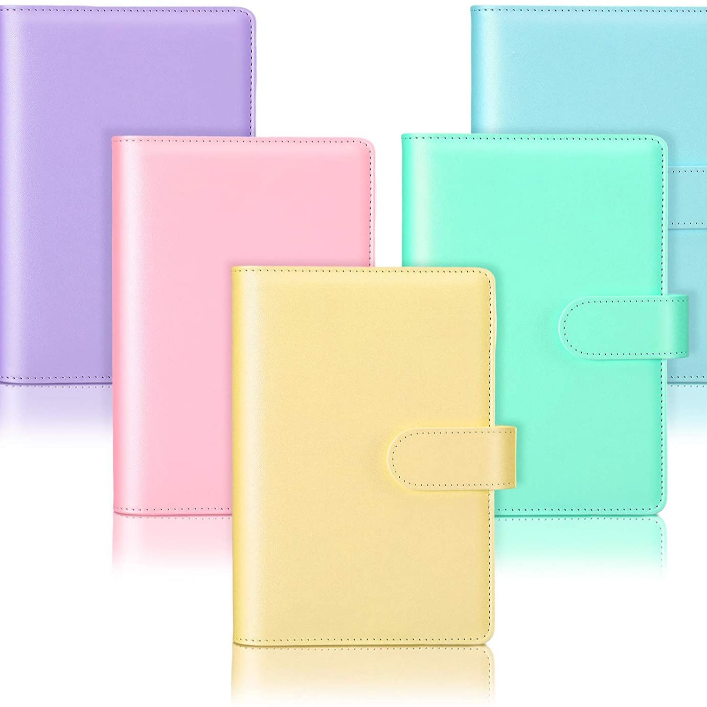 A5 Planner A5 PU Leather Binder 6-Ring Notebook Binder With Refill ...