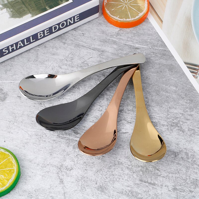 304 Stainless Steel Spoon 3 Size Large Gold Rice S... – Vicedeal