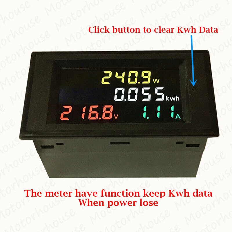 Ac 220V ~ 450V 230V 240V Digitale Lcd Led Voltmete... – Vicedeal