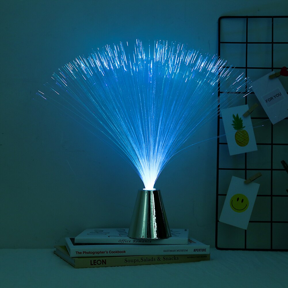 Multicolor LED Fiber Optic Light Night Lamp Christ... – Grandado