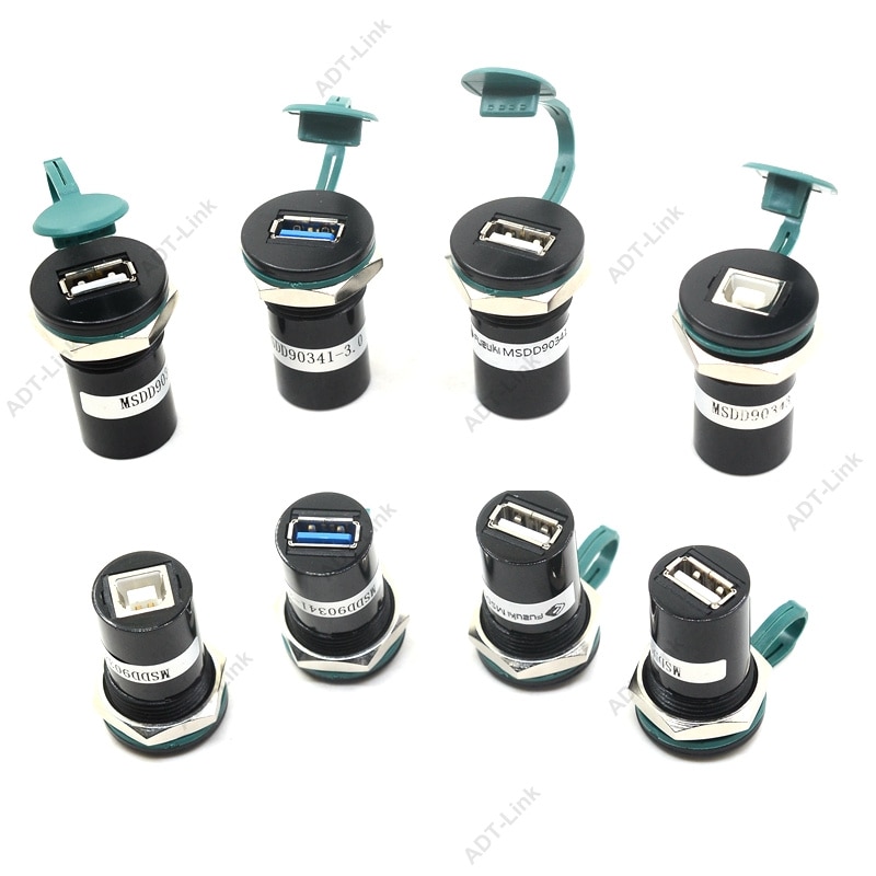 22mm mounting diameter USB 2.0 USB 3.0 USB B Type ... – Grandado