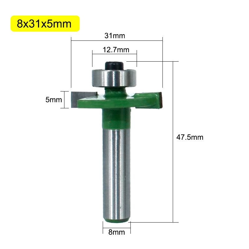 Lavie 1pc 8mm Shank T-Sloting Router Bit Bit with ... – Grandado