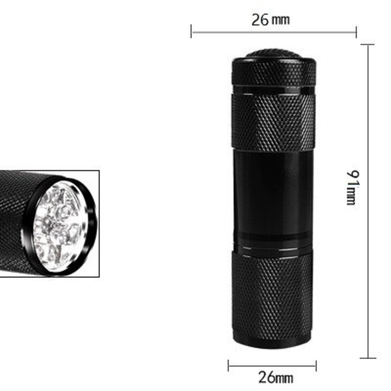 UV flashlight Mini LED Torch 395nm blacklight Wave... – Grandado