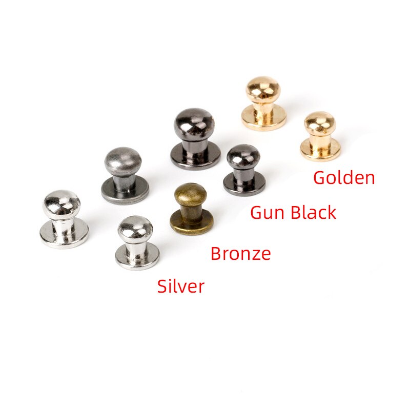 7&8mm 100set Alloy Zinc Round Head Button Stud... – Vicedeal