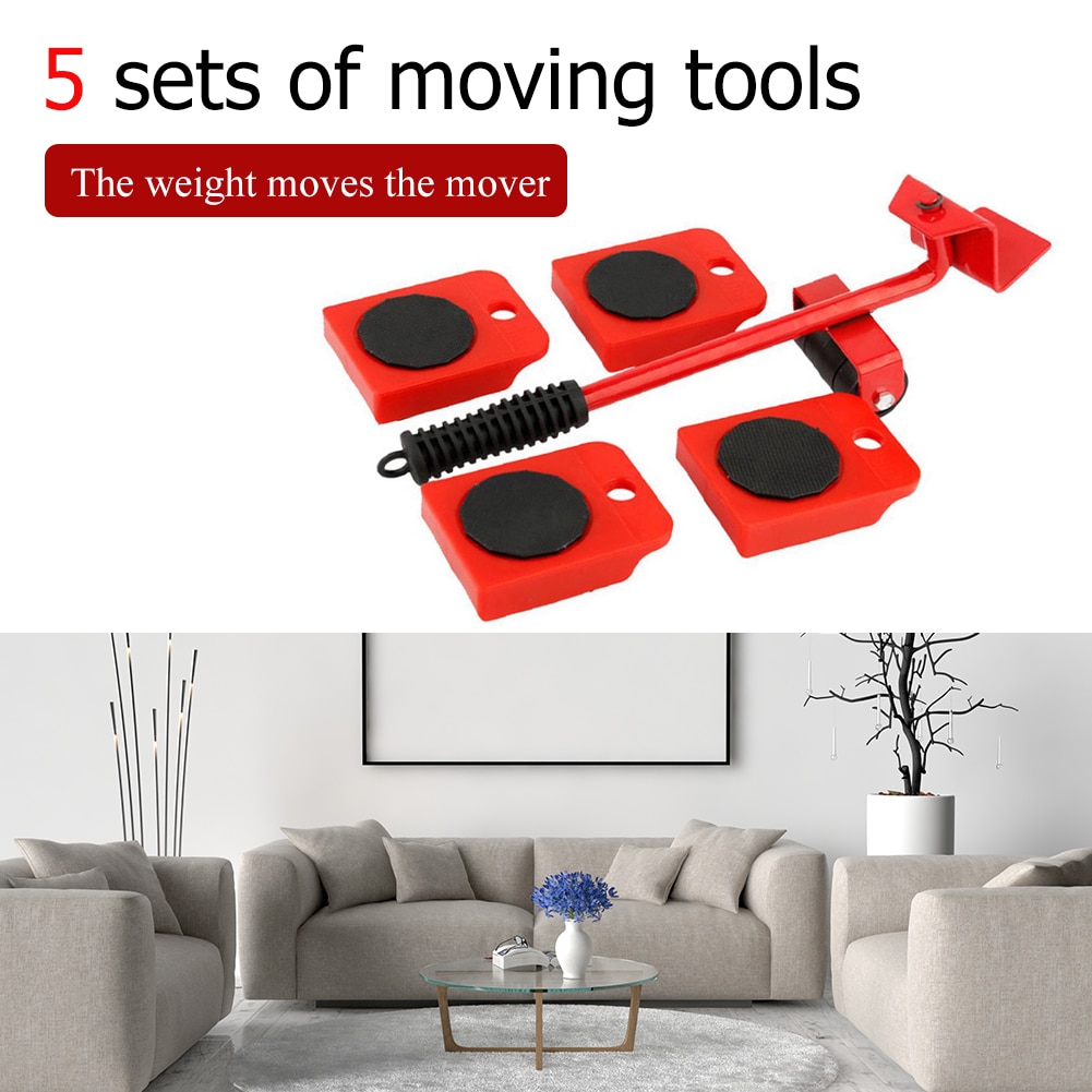 5pcs Heavy Object Handling Mover Transporter Pract... – Vicedeal