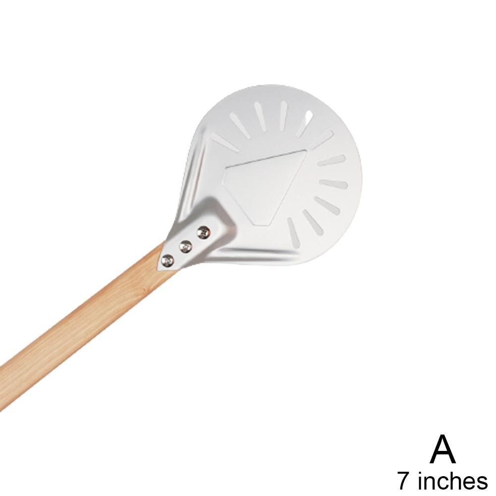 Pizza Shovel With Wooden Handle Perforated Pizza T... – Grandado
