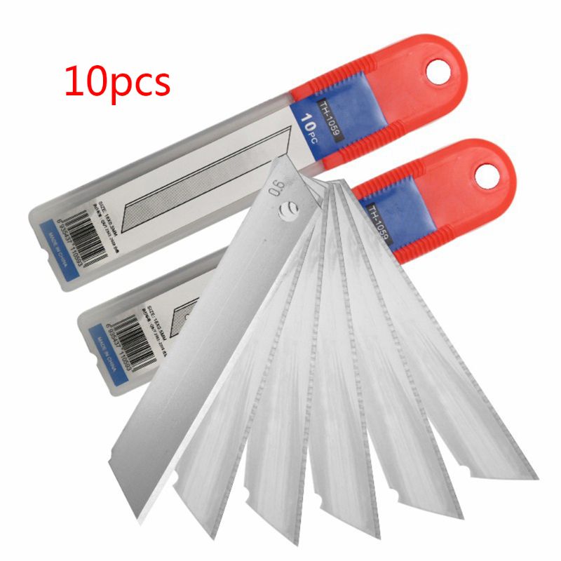 10 Pcs Utility Knife Refill Blade Carbon Steel Rep... – Vicedeal