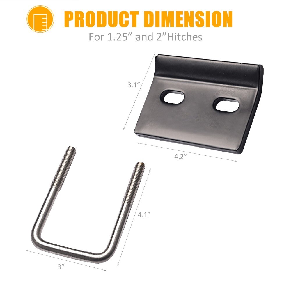 MICTUNING U-Bolzen Rost Freies Hitch Spanner Lock ... – Vicedeal