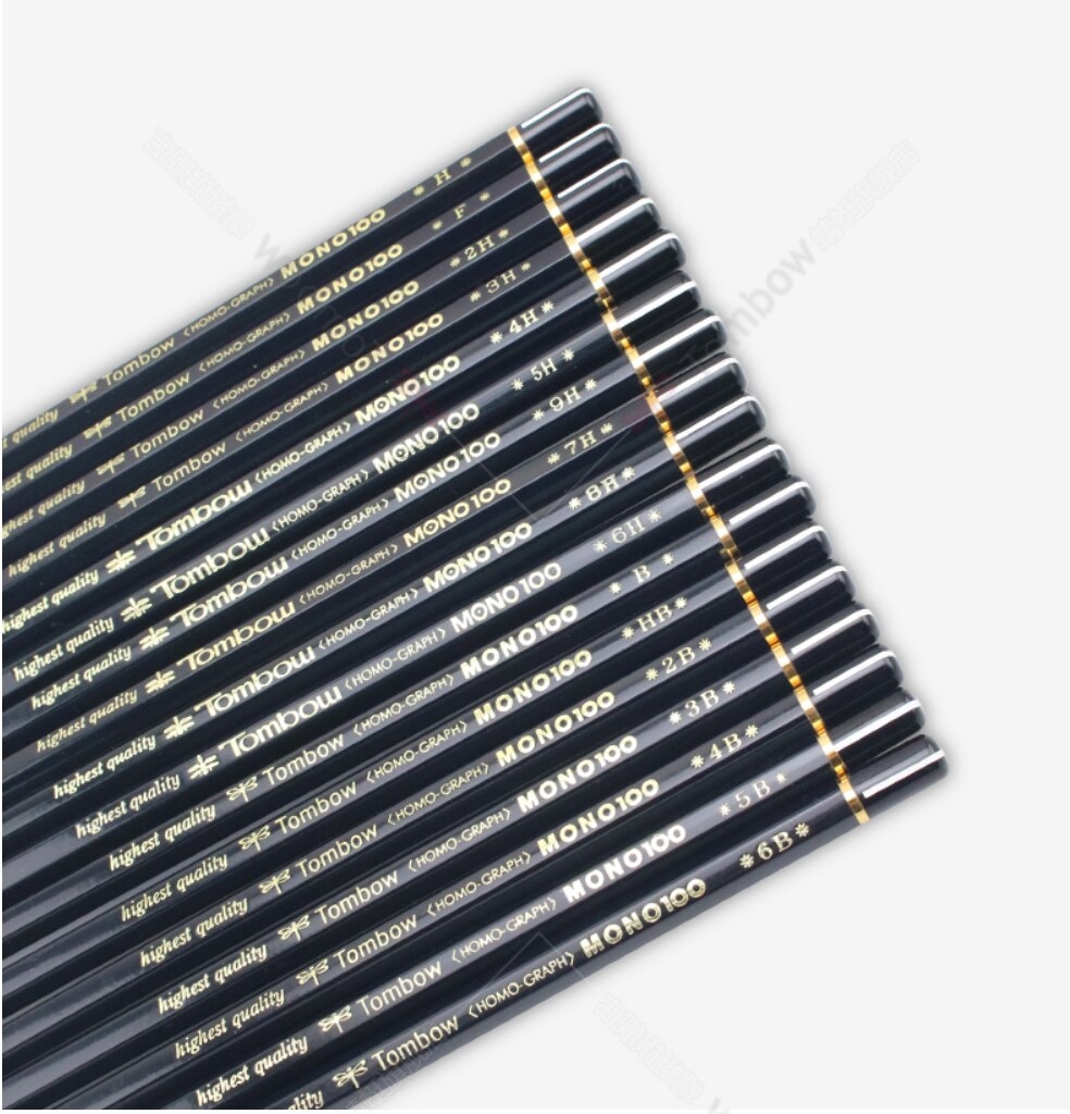 Tombow MONO 100 series Hexagonal wood pencil sketc... – Vicedeal