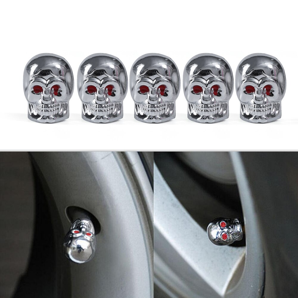 For Car Truck Bike Valve Caps Red Eyes Evil Skull ... – Grandado