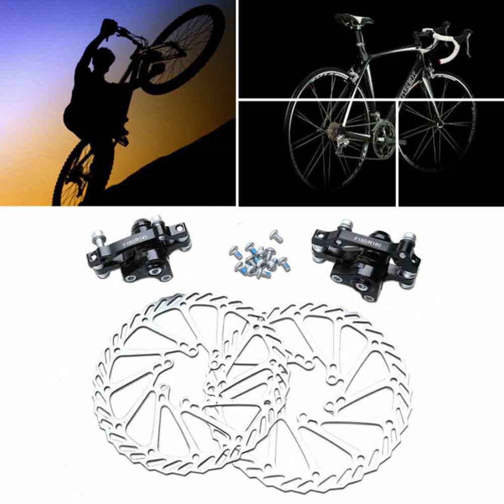 Bicycle disc brake kit mountain bike road bike alu... – Grandado
