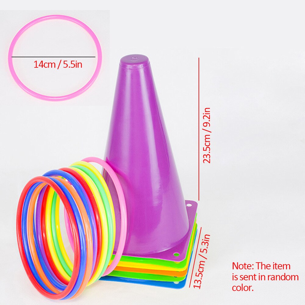 6 Pack Traffic Cones Outdoor Soccer Training Marke... – Grandado