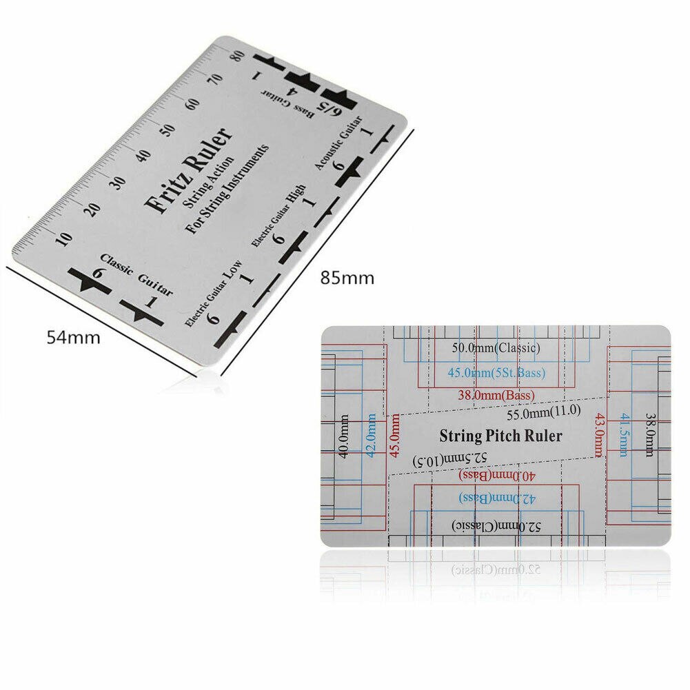 Guitar Pick Pro String Action Gauge Ruler Guide Se... – Vicedeal