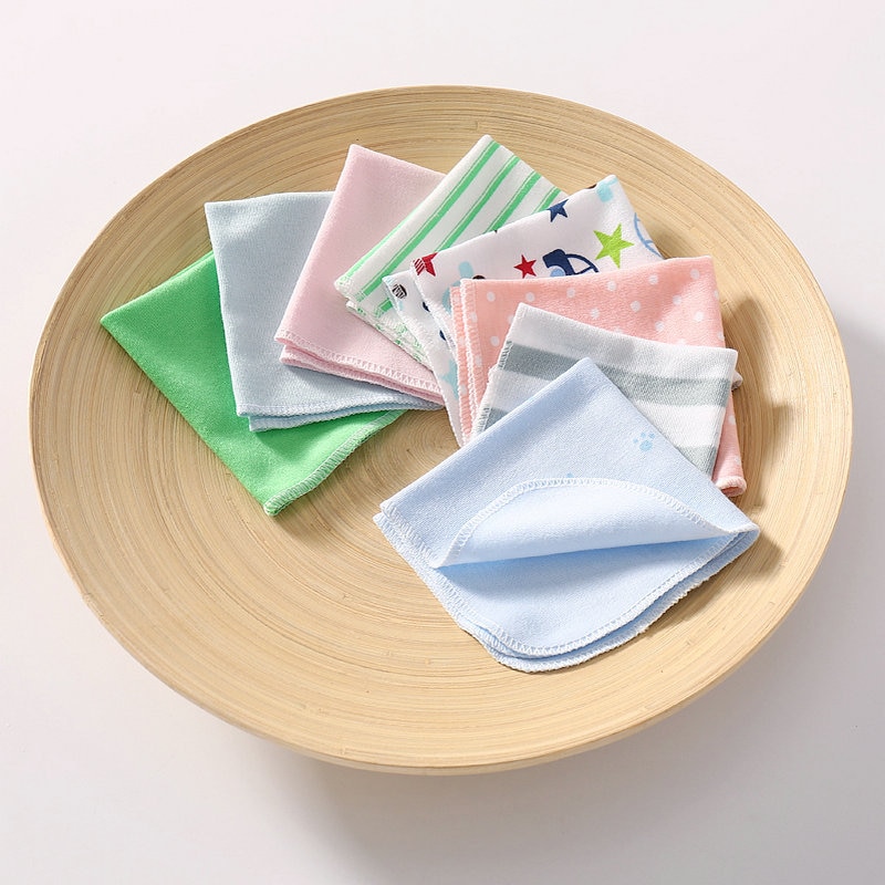 8pcs/lot Baby Cotton Bibs Handkerchief Small Towel... – Grandado