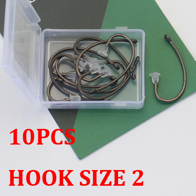 10 Stuks Karpervissen Haak Ptfe Coating Karper Hak... – Vicedeal