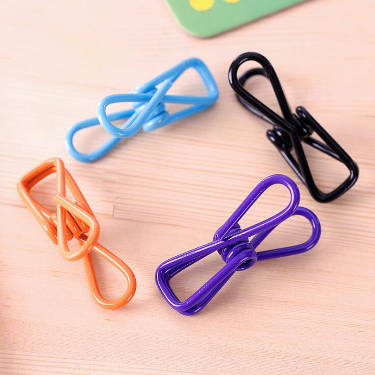 10 thick color stainless steel metal sealing clips... – Vicedeal