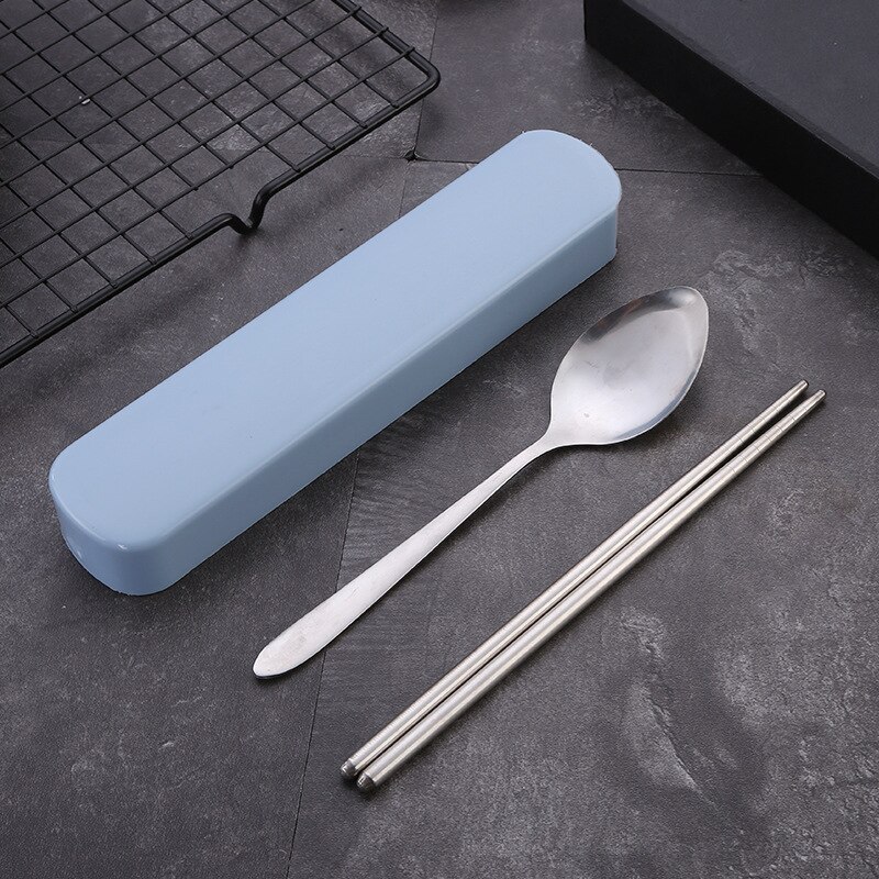 430 Stainless Steel Cutlery Set Travel Portable Bo... – Grandado