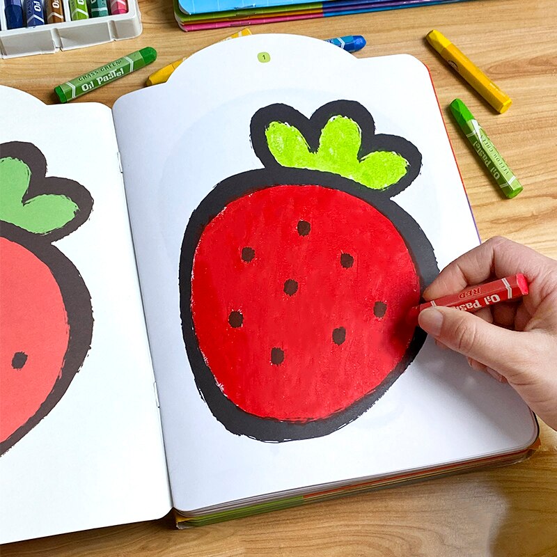 Educational Drawing Books Watercolor Coloring Pict... – Grandado