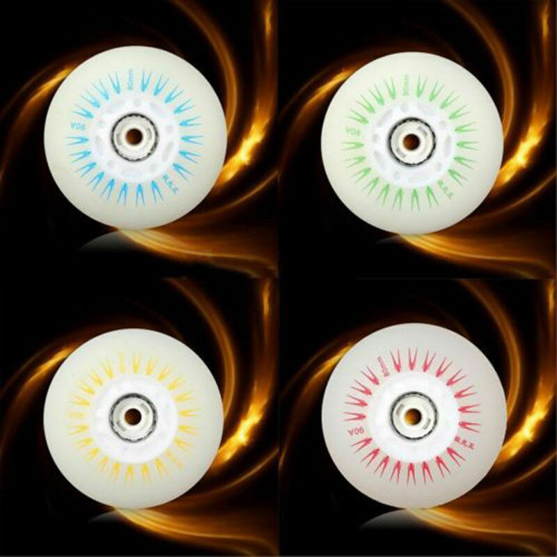 Outdoor LED Light Inline Sliding Flash PU Roller W... – Grandado