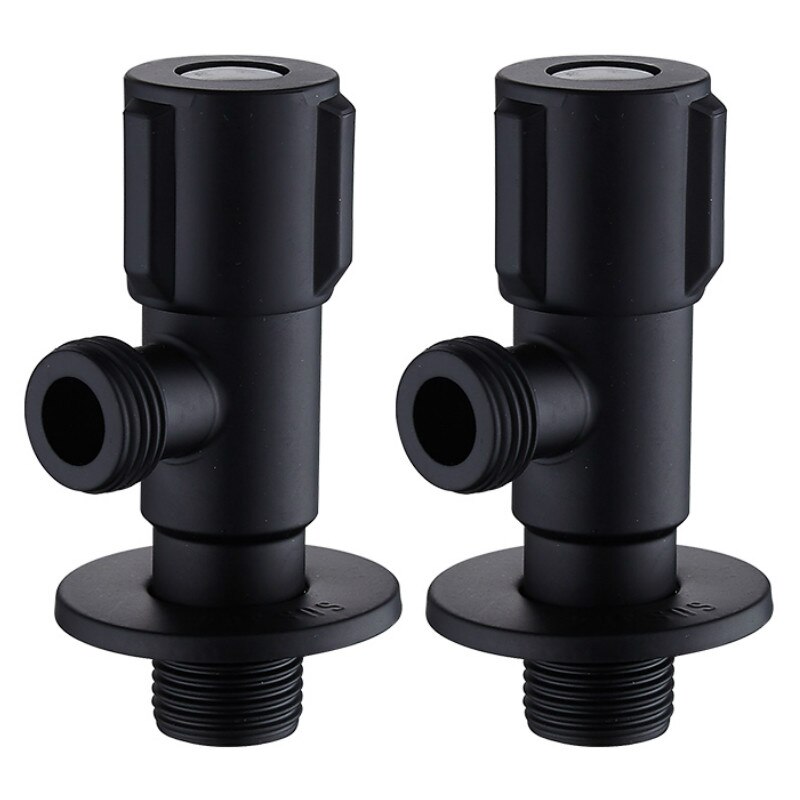 304 Stainless Steel Black Angle Valve Water Genera... – Vicedeal