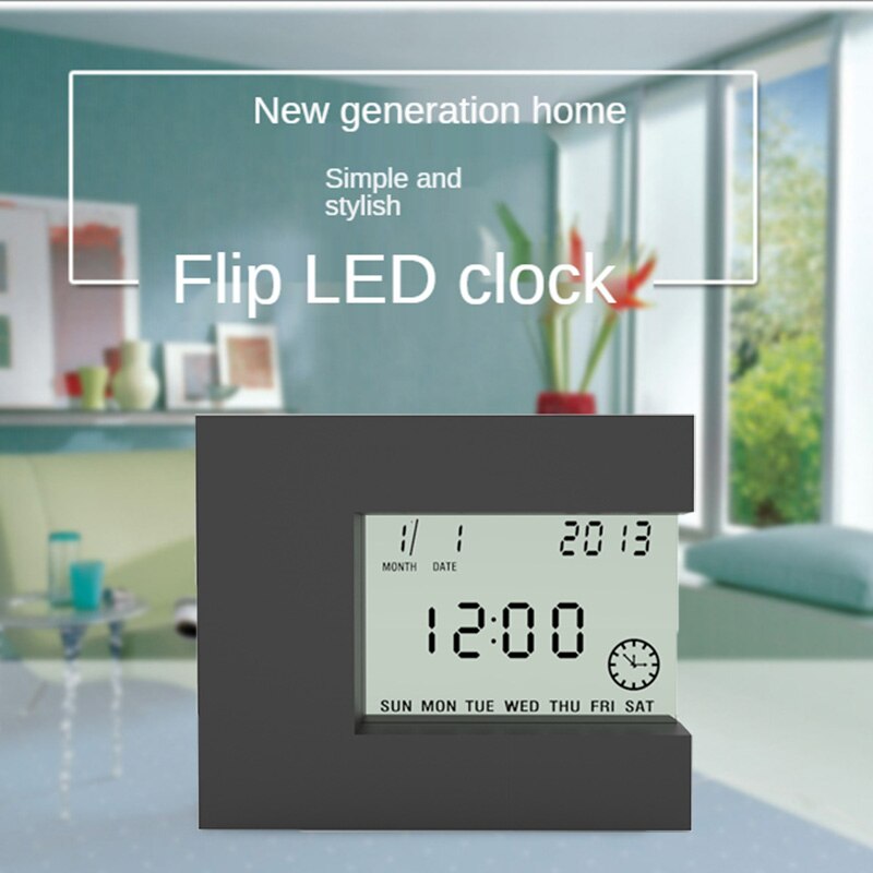 4 in1 Digital Table Clock Electronic Alarm Clock L... – Grandado