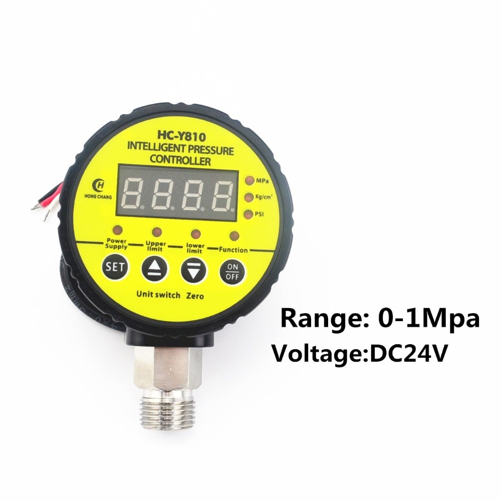 DC24V 0-1Mpa Air Compressor Pressure Switch Digita... – Grandado