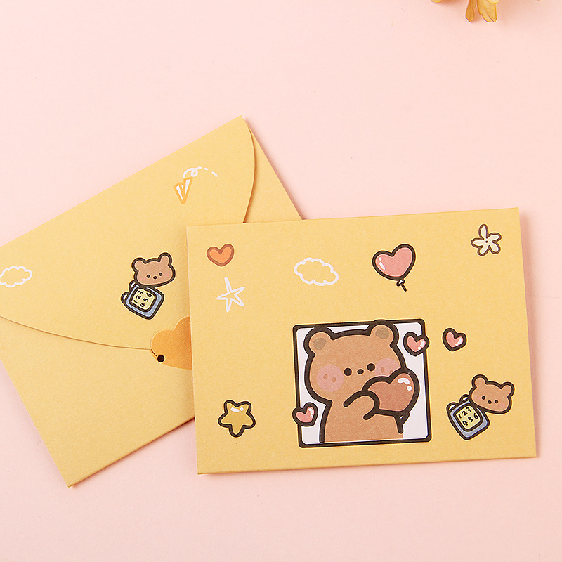 50Pcs/Set Cartoon Ins Greeting Card Student DIY Ta... – Grandado