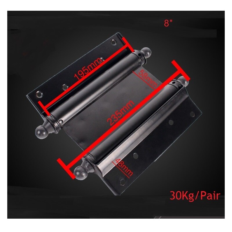 8" Black Double Acting Action Barrel Spring Hinge ... – Grandado