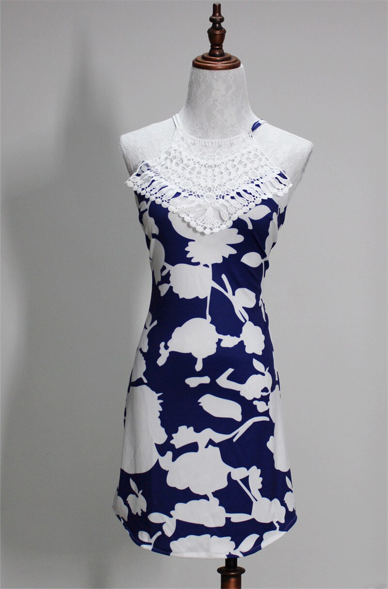 Slips women intimates lace Splice printing backles... – Grandado