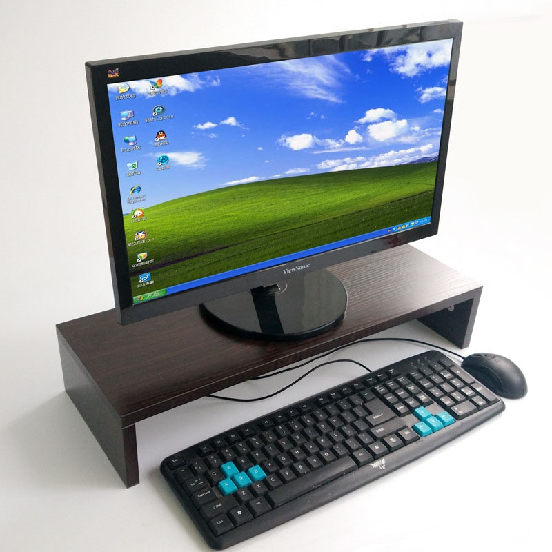 Houten Desktop Monitor Stand Riser Houder Toetsenb... – Grandado