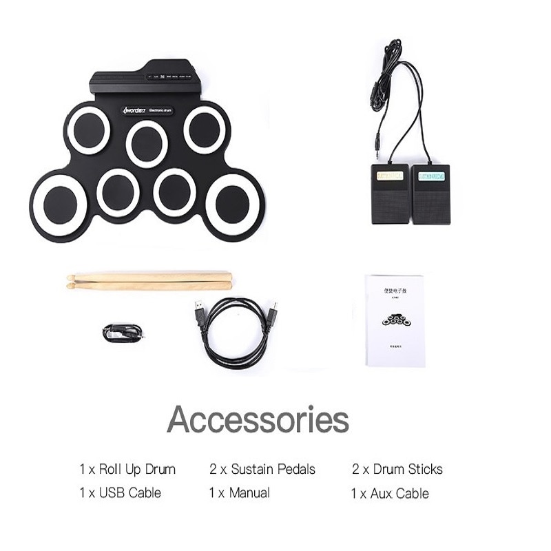 Beatbox Hand Roll Usb Elektronische Drum Draagbare... – Grandado