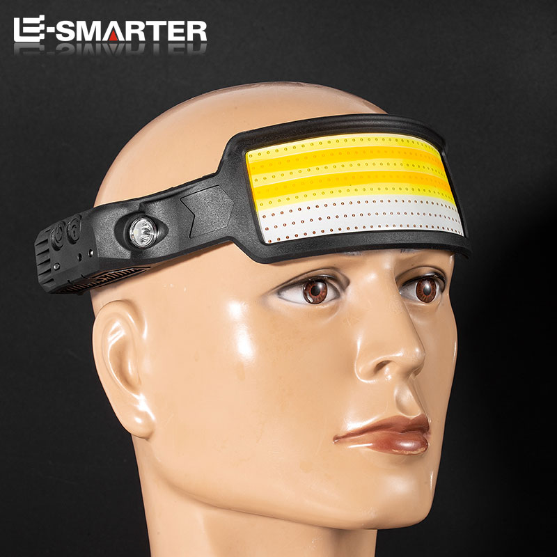Motion Sensor Headlamp COB LED Head Lamp with Buil... – Vicedeal