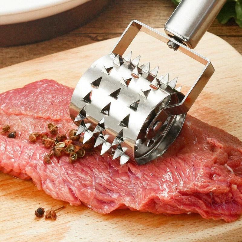 Steel Rotating Meat Tenderizer Hammer Claws Needle... – Grandado