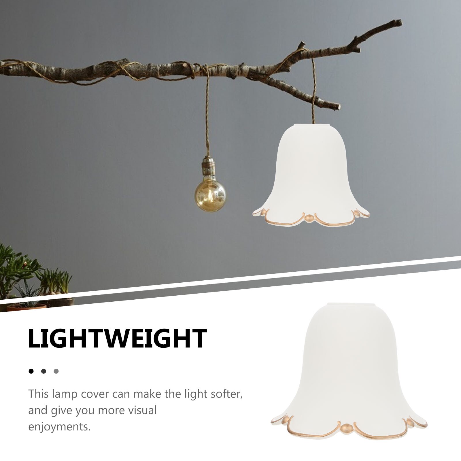 Ceiling Light Shade Glass Lamp Shade Pendant Light... – Grandado