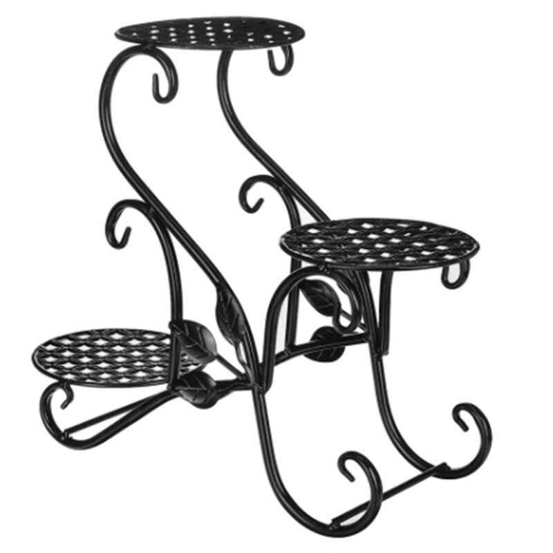 Iron Flower Shelf Rack Home Floor-Style Living Roo... – Vicedeal
