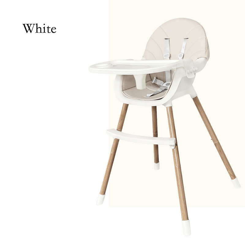 Portable Baby Dining High Chair Adjustable Solid W... – Vicedeal