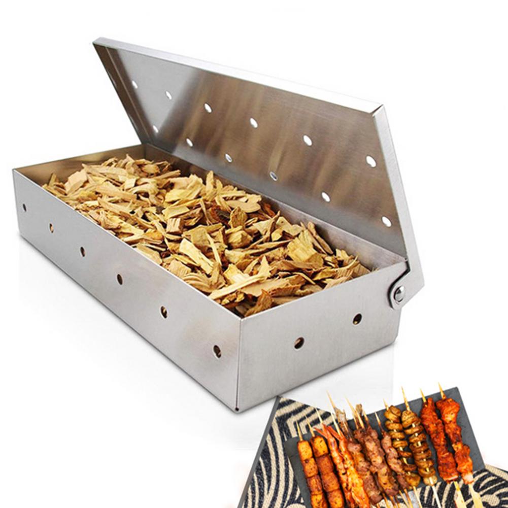 Outdoor BBQ Products Stainless Steel Smoker BOX BB... – Vicedeal